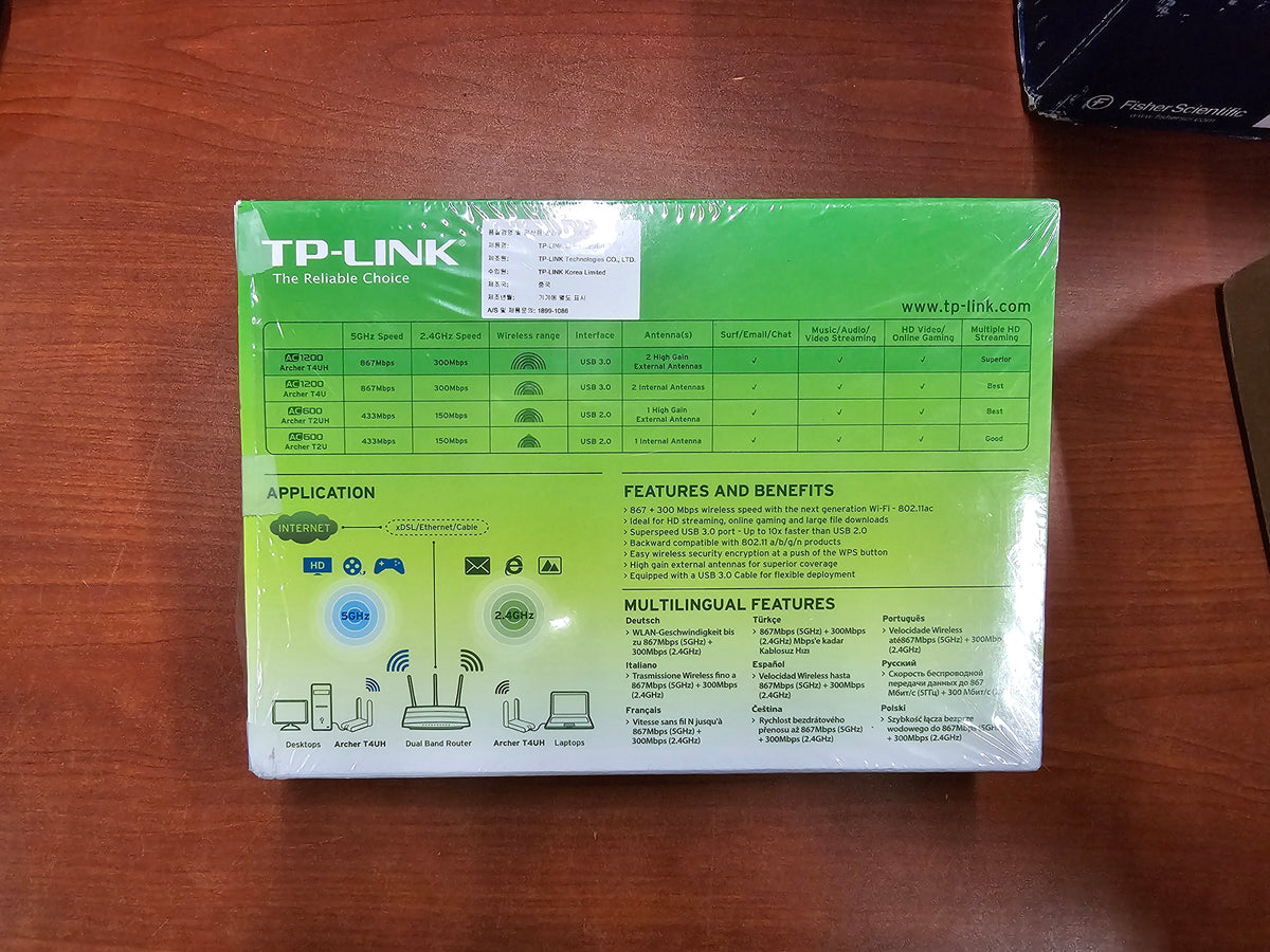 TP-Link AC1200 Wireless High Gain Dual Band USB Adapter (Archer T4UH ...